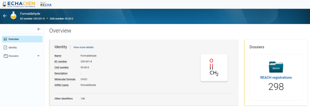 EU 化学物質関連データベースの最新バージョン登場！REACH登録情報ページが変更 | ChemLinked